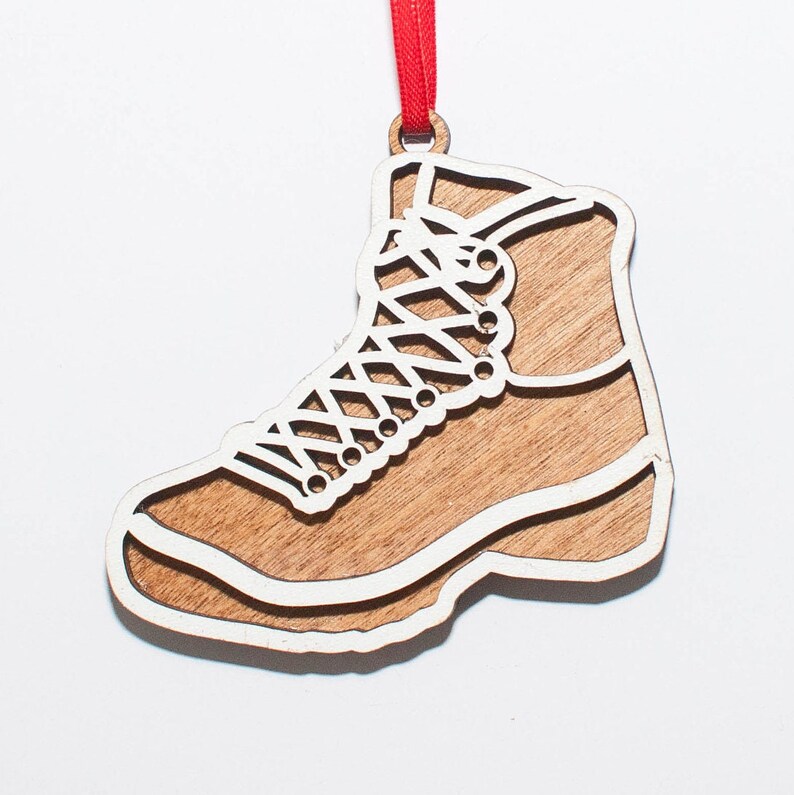 Hiking Boot Christmas Ornament - Etsy