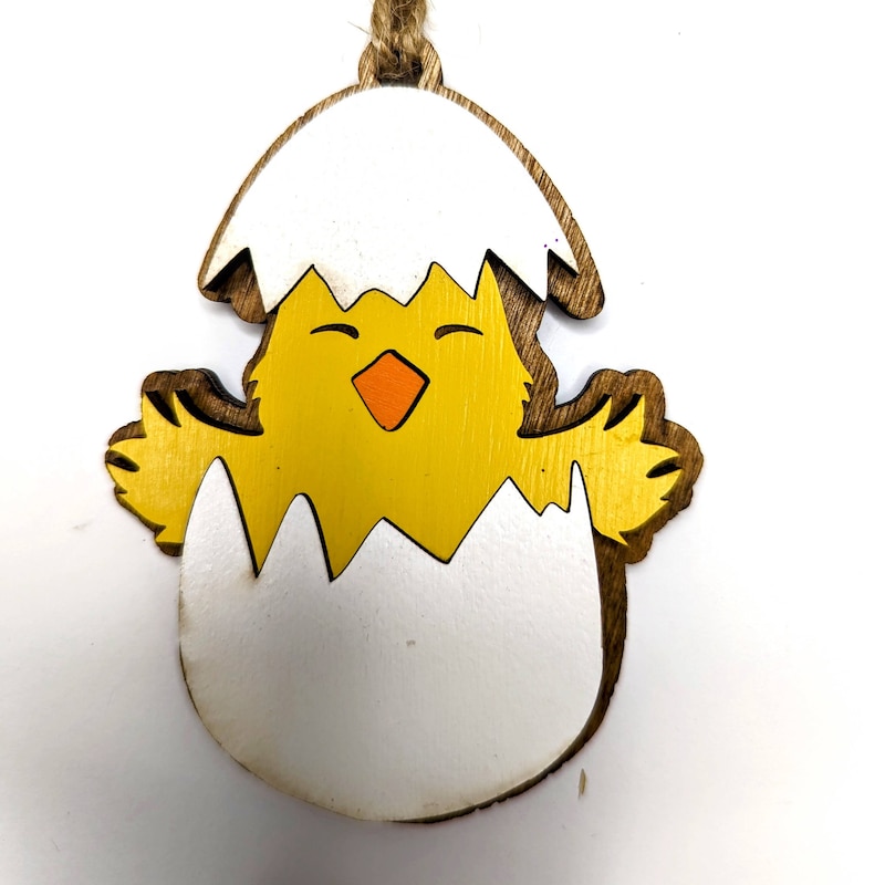 Easter Baby Chicks Wooden - Etsy