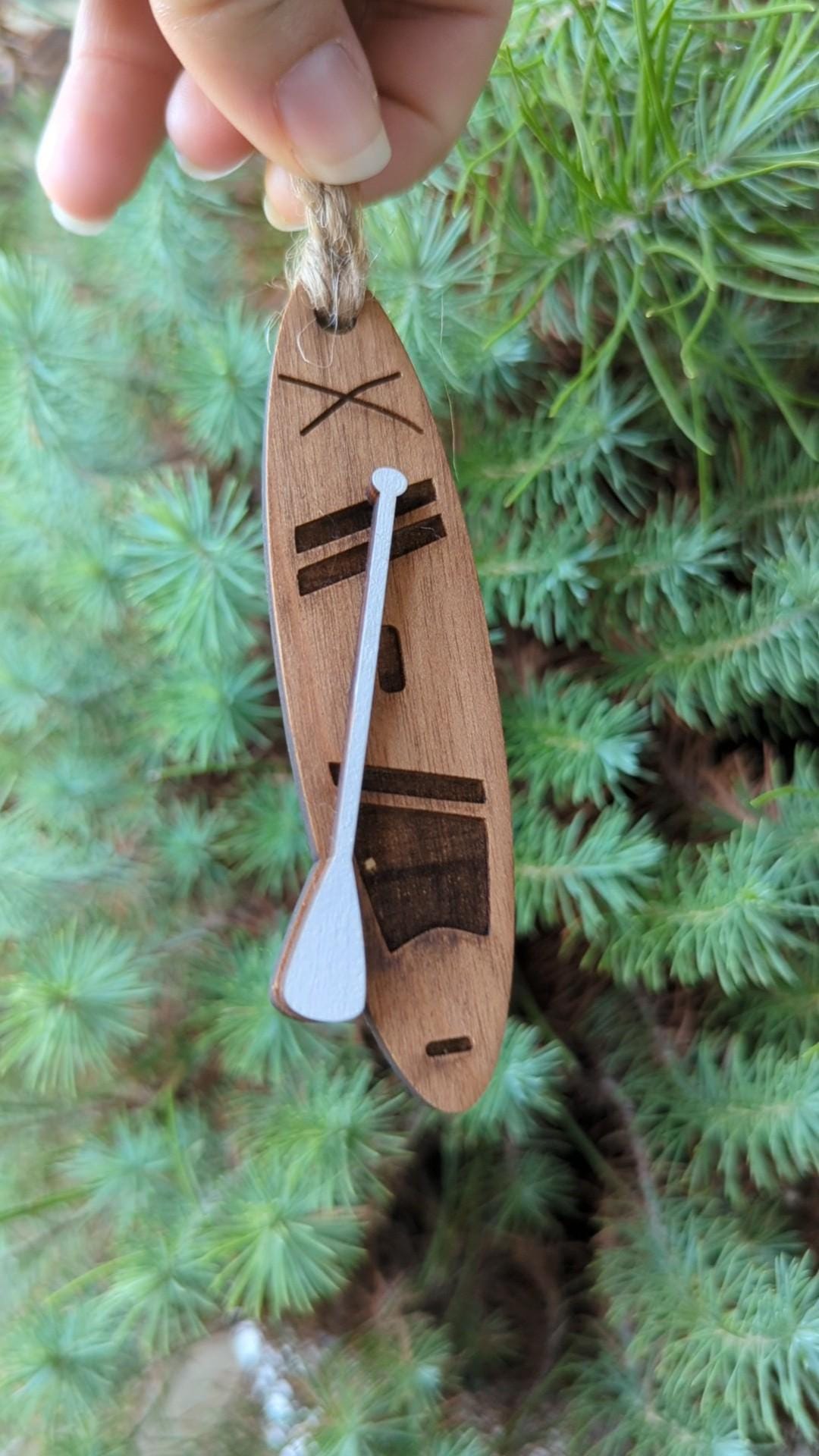 Paddle Board Christmas Ornament: SUP Water Sport Decor- Personalized ...