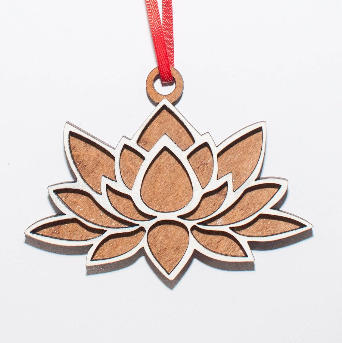 Lotus Flower Christmas Ornament - Etsy