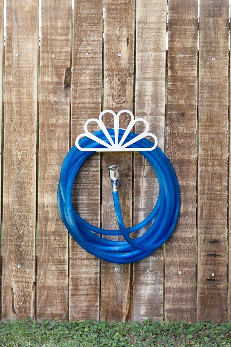 Stylish Metal Hose Storage Solution for Gardens, Functional Decor ...