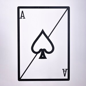 Playing Cards Metal Wall Art Set of 3, King of Card Wall Decor, Poker ...