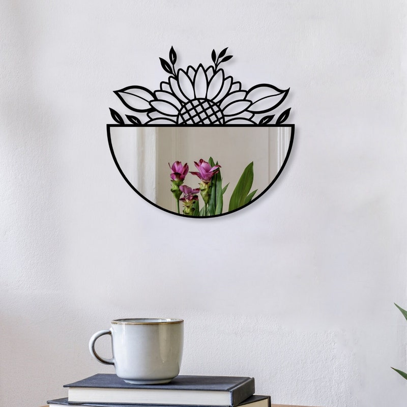 Sunflower Mirror - Etsy