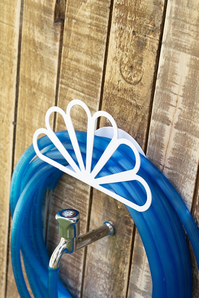 Stylish Metal Hose Storage Solution for Gardens, Functional Decor ...