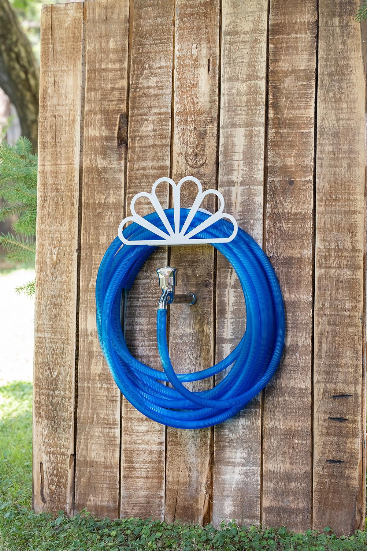 Stylish Metal Hose Storage Solution for Gardens, Functional Decor ...