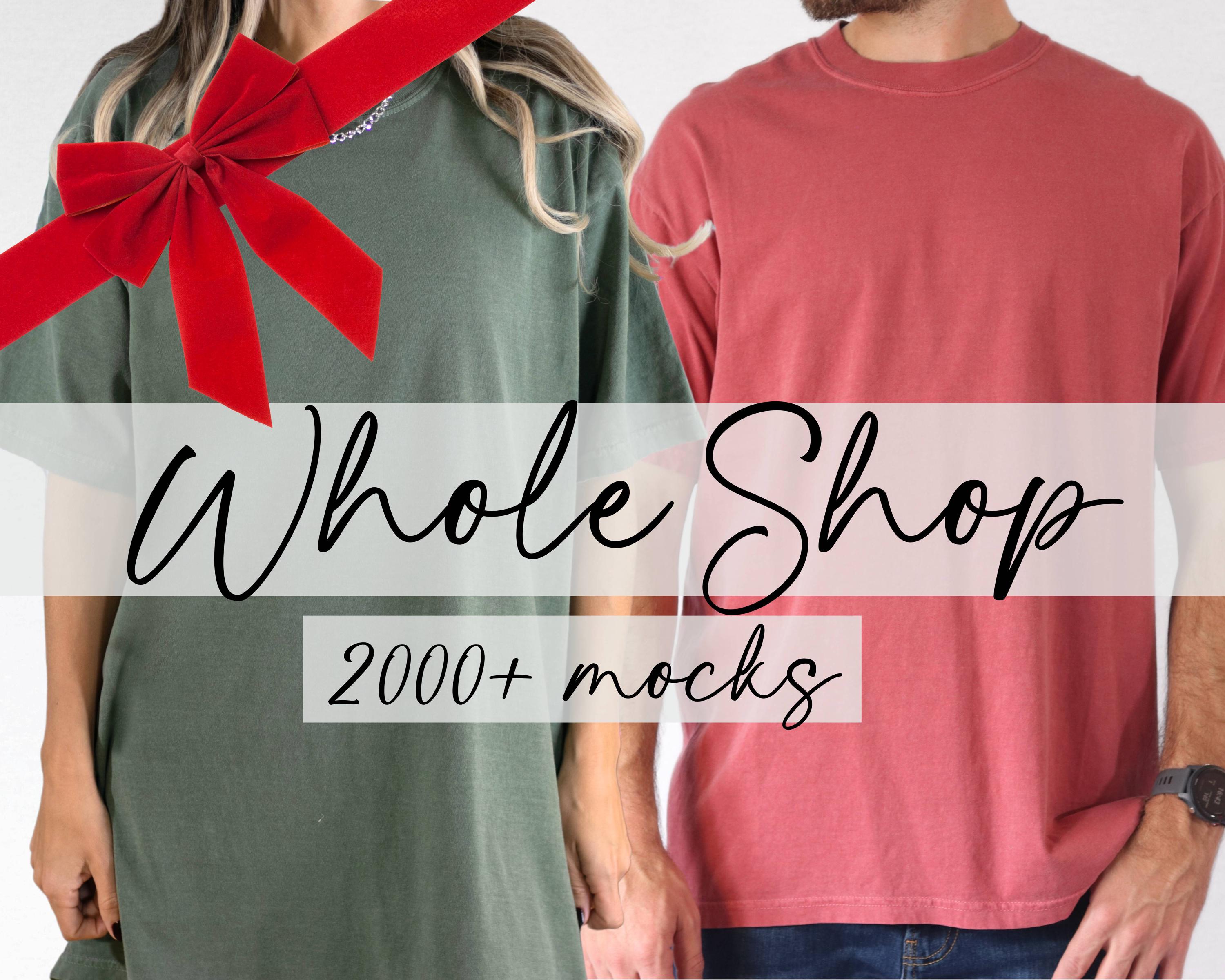 Whole Shop Bundle, Entire Shop Mockup Bundle, Comfort Colors, Bella ...