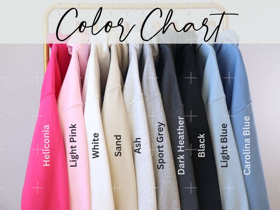 Gildan 18500 Color Chart | Gildan Hoodie Color Chart | Color Swatch 10 ...