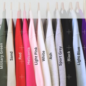 Gildan Sweatshirt Color Chart | Gildan 18000 Color Chart | Color Swatch ...