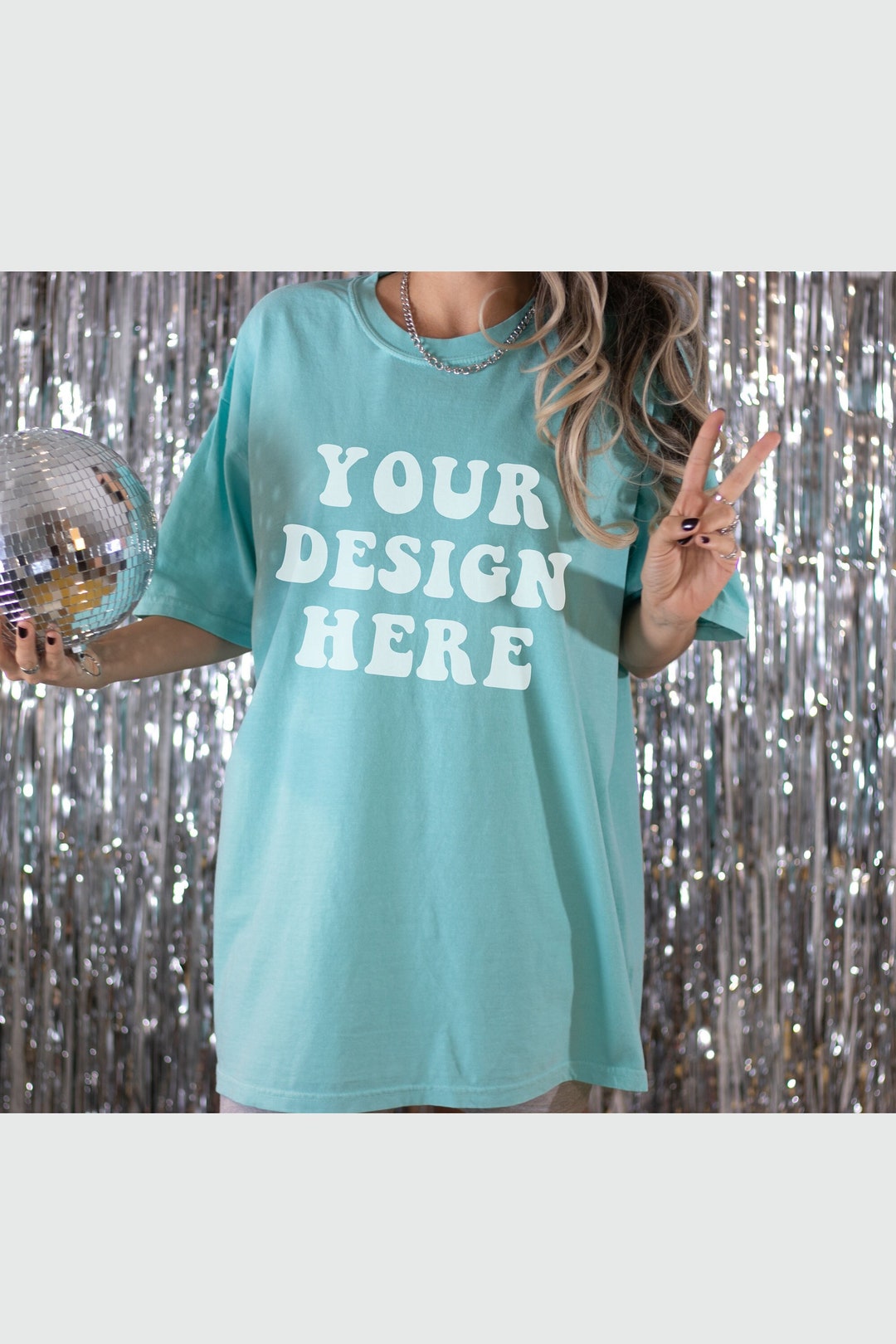 Chalky Mint Comfort Colors Mockup Bundle Front and Back Trendy Comfort ...