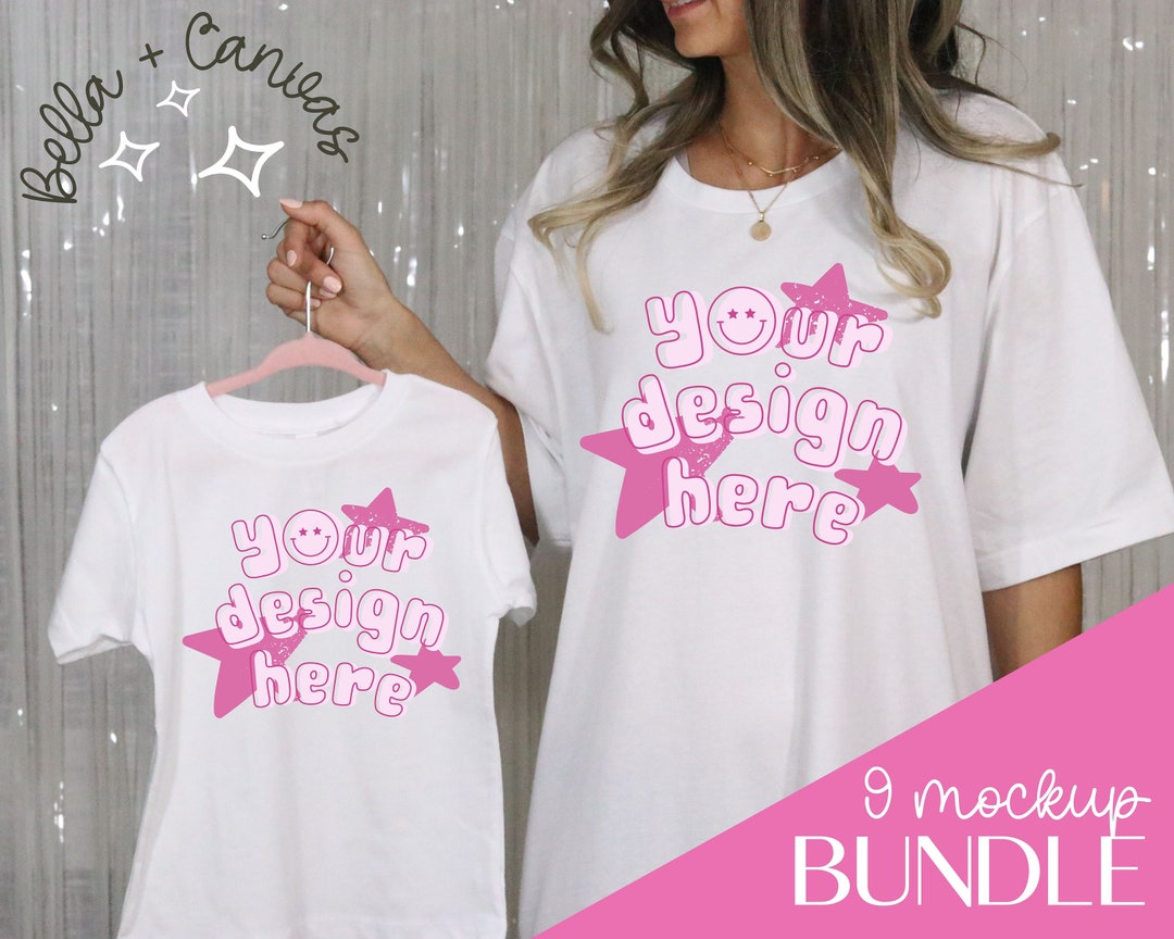 Mama and Mini Mockup Bundle, Mommy & Me Mock Up, Family Mock, White ...