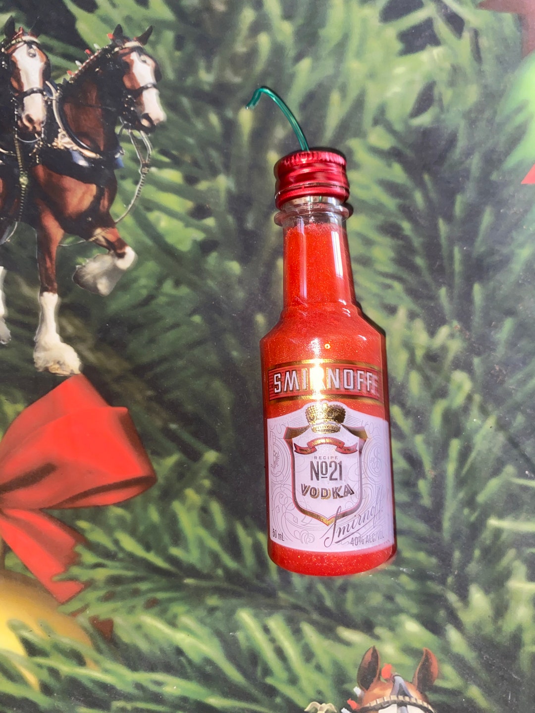 Smirnoff Vodka Christmas Ornament - Etsy