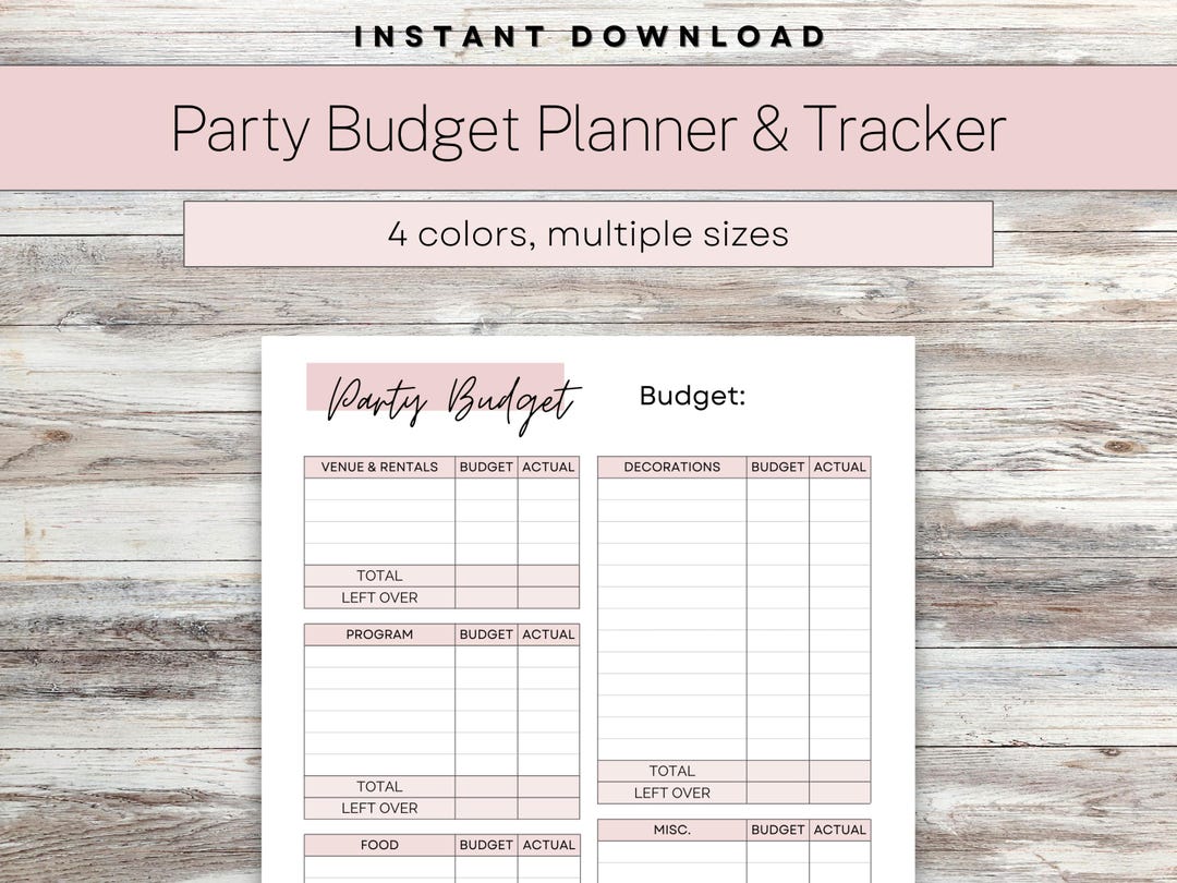 Party Budget, Birthday Party Planner, Kids Birthday Party, Party ...