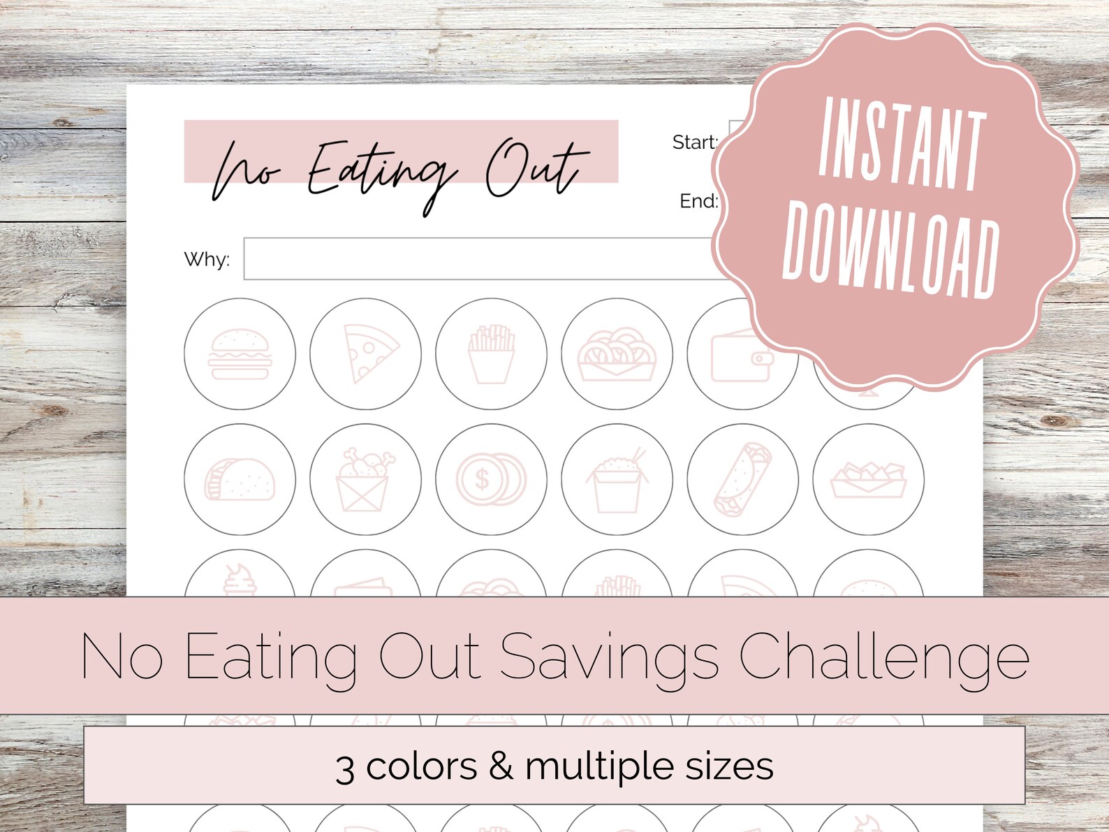 No Eating Out Savings Challenge, No Eating Out Challenge, Savings ...