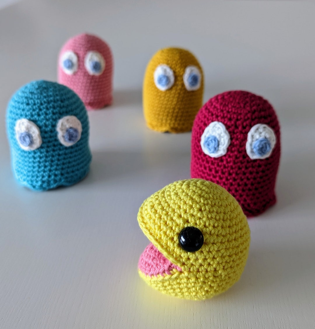 Pacman Gang Crochet Doll Amigurumi Pattern, PDF Pattern, English Us ...