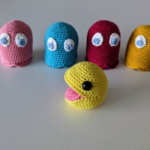Pacman Gang Crochet Doll Amigurumi Pattern, PDF Pattern, English Us ...