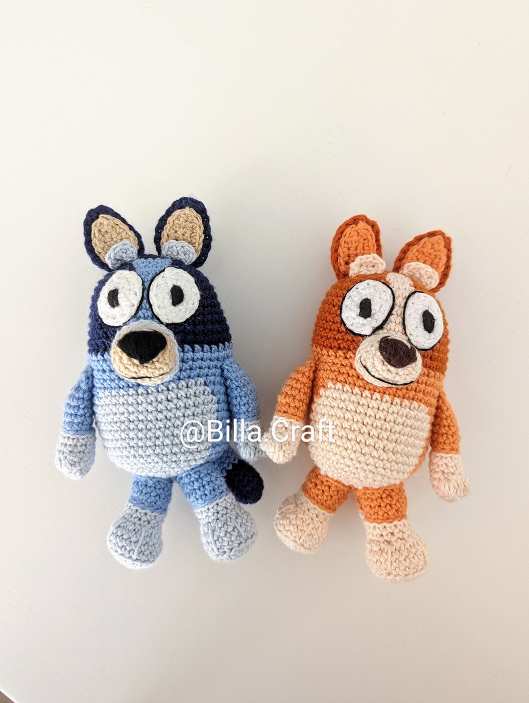 Bluey and Bingo Crochet Doll Amigurumi Pattern, PDF Pattern, English Us ...