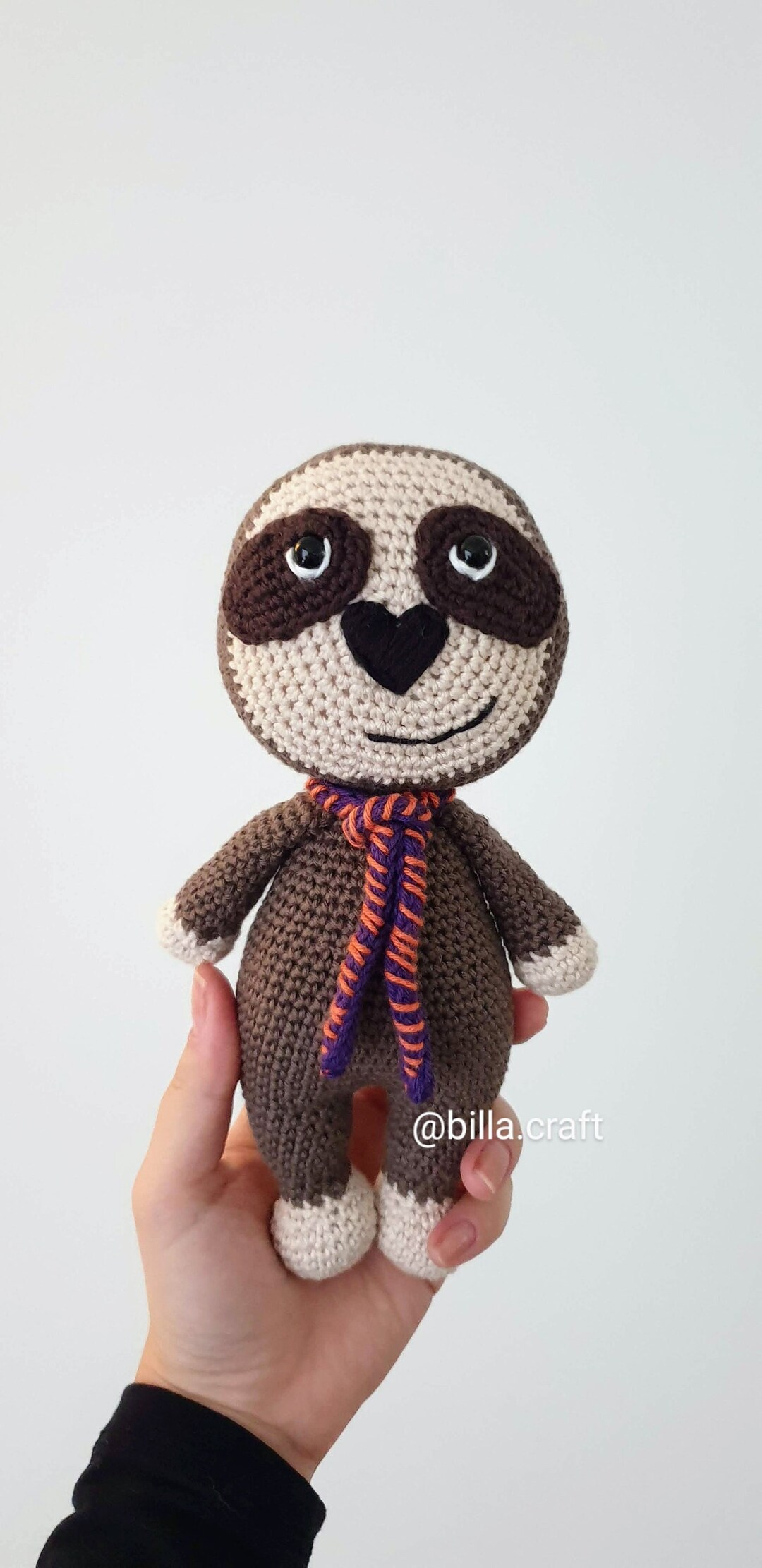 Zootopia Flash the Sloth Crochet Doll Amigurumi Pattern, PDF Pattern ...