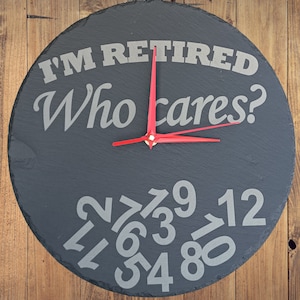 Retirement Clock - Etsy UK