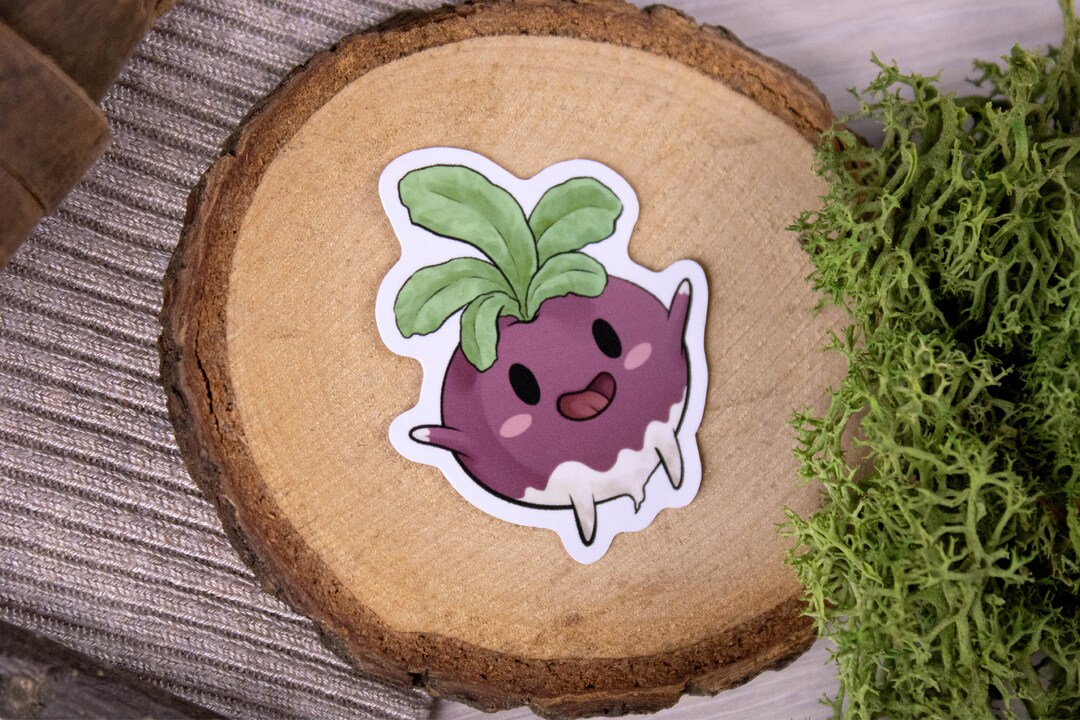 Radish Stickers Cute Radish Stickers - Etsy