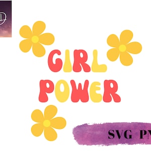 Girl Power SVG Feminist SVG Retro Girl Power SVG Girl Power - Etsy