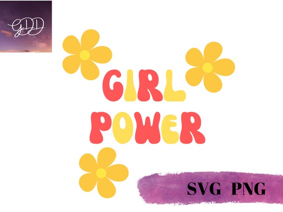 Girl Power SVG Feminist SVG Retro Girl Power SVG Girl Power - Etsy
