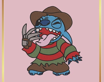 Stitch Maleficent Halloween Embroidery Design File / Horror - Etsy