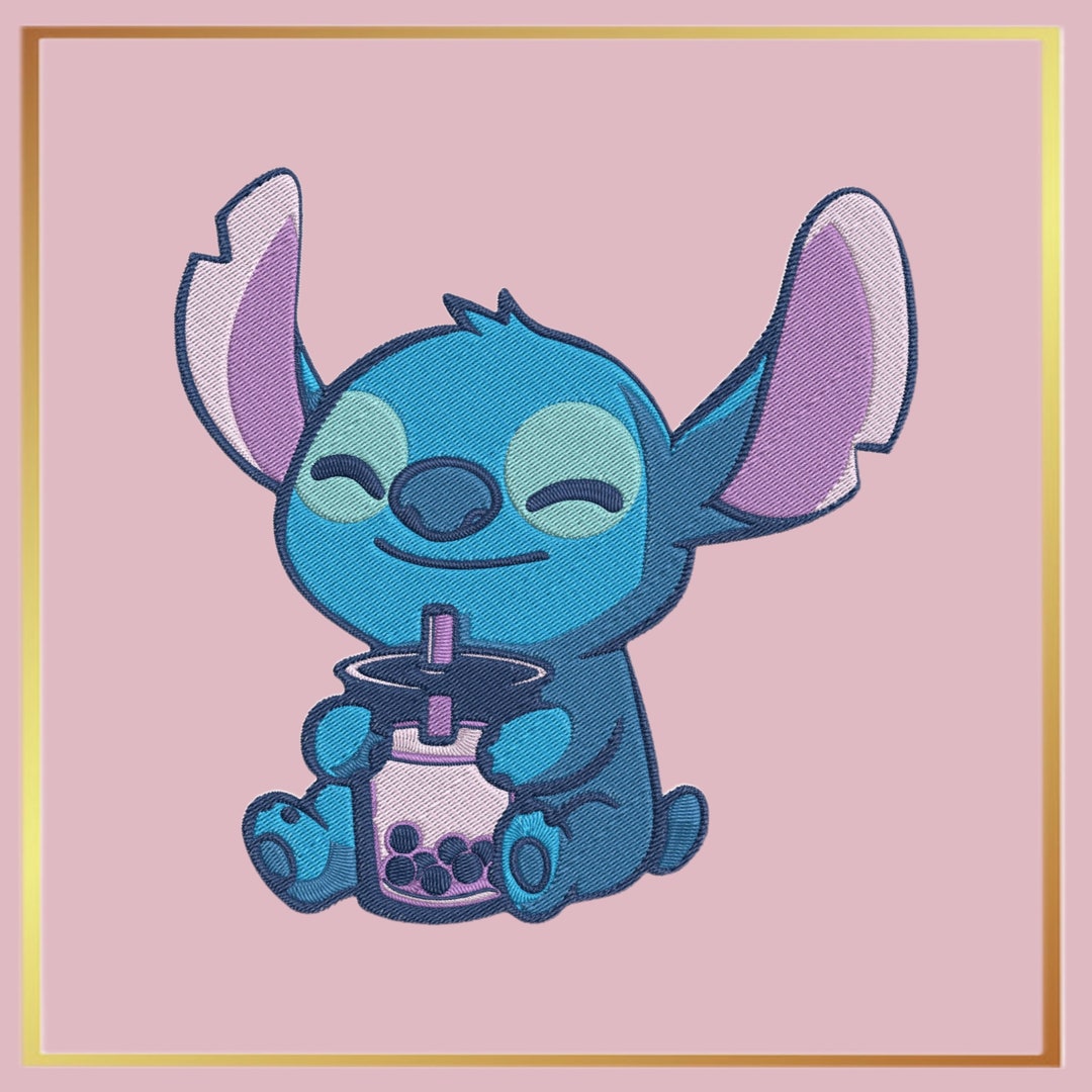 Stitch Bubble Tea Embroidery Design File / Coffee Starbucks Cup / Digital Download - Etsy