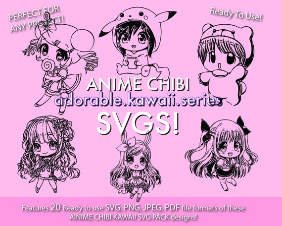 Chibi Anime SVG