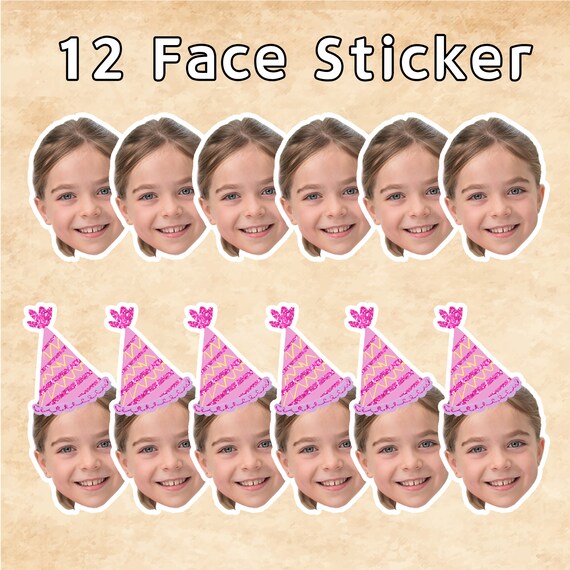 Personalized Stickers Face Sticker Custom Logo Stickers - Etsy