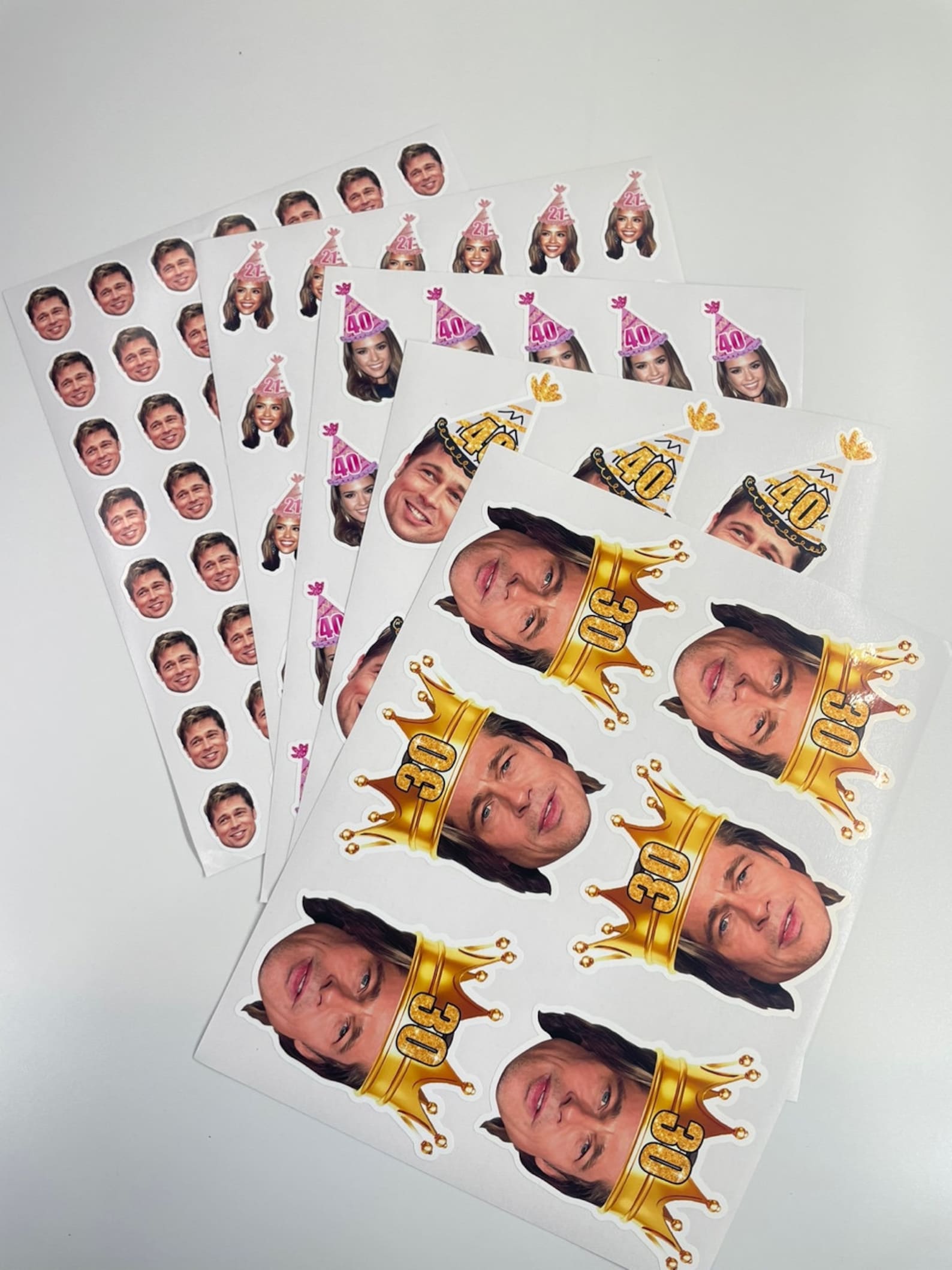 Personalized Stickers, Face Sticker, Custom Logo Stickers, Wedding ...