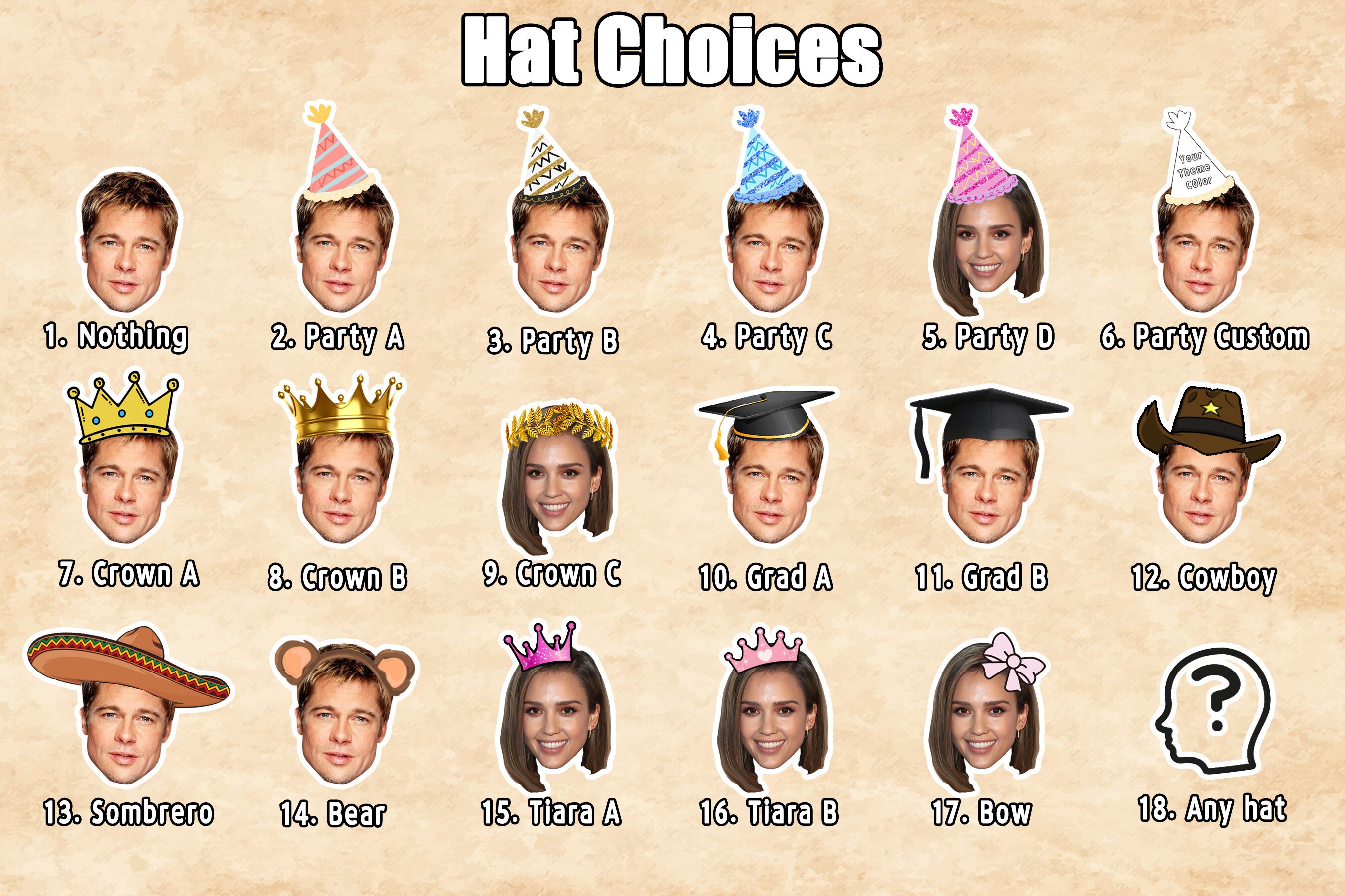 Personalized Stickers Face Sticker Custom Logo Stickers - Etsy