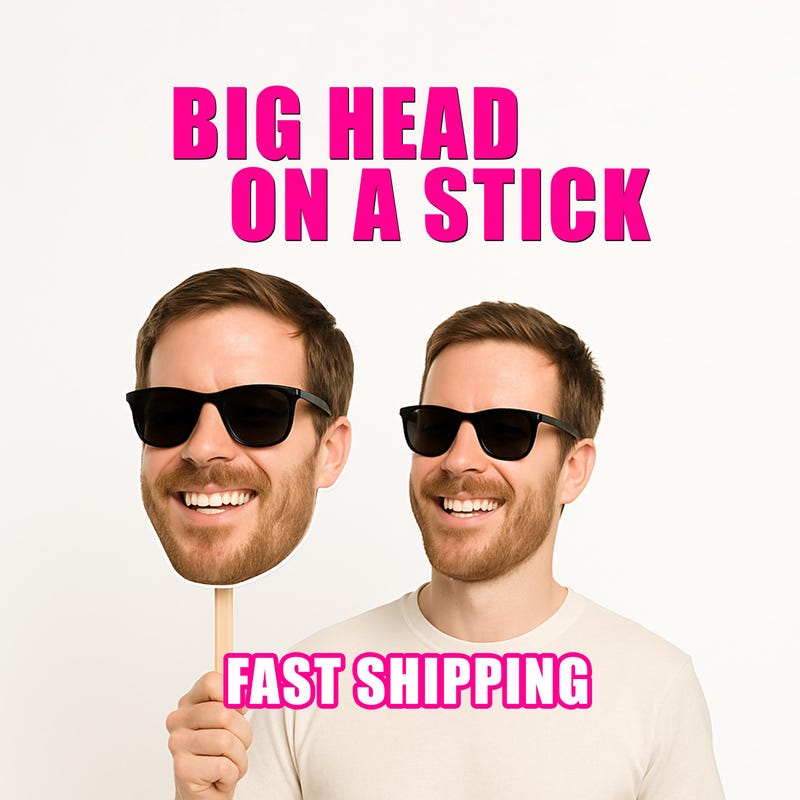 Face Fan Big Head - Etsy