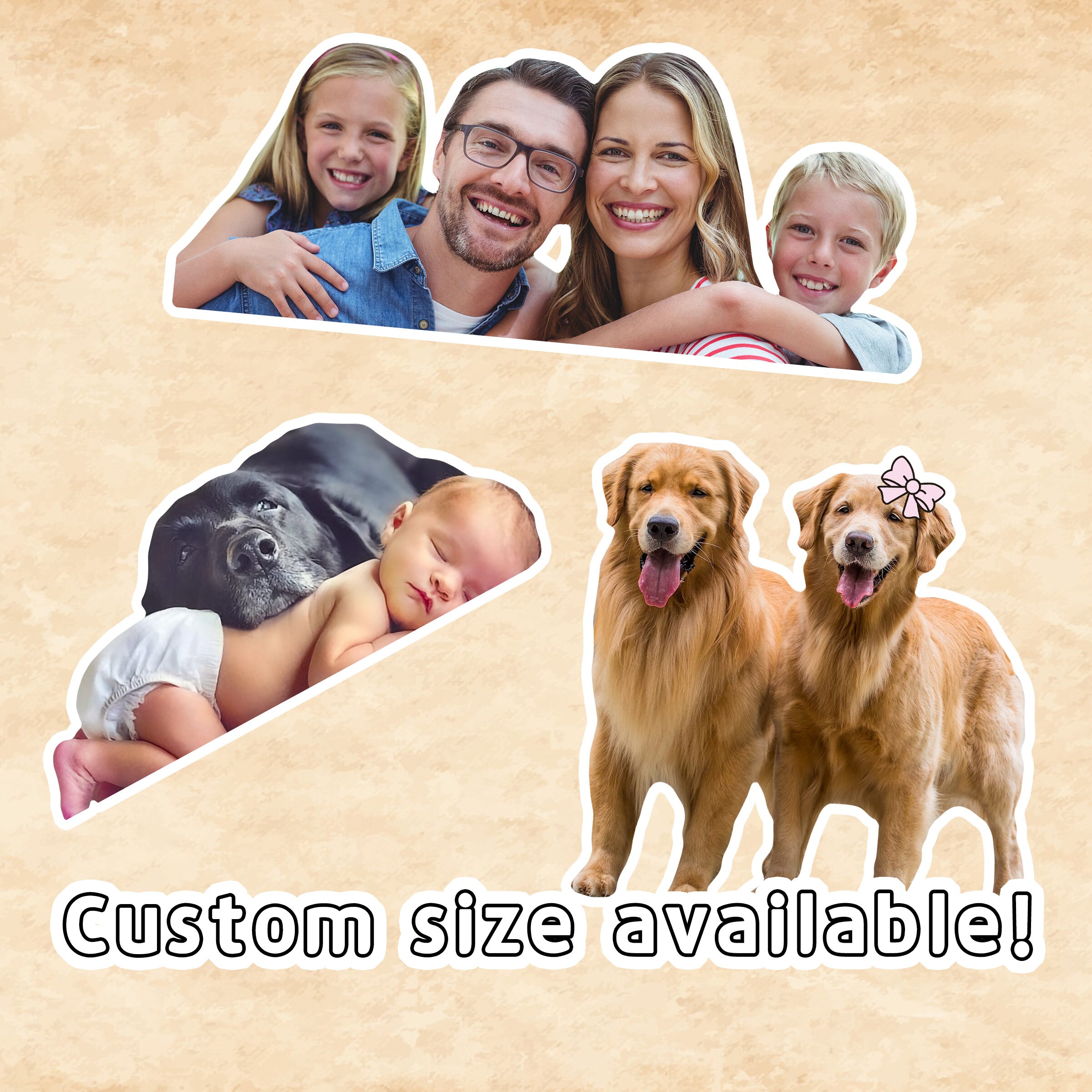 Personalized Stickers Face Sticker Custom Logo Stickers - Etsy