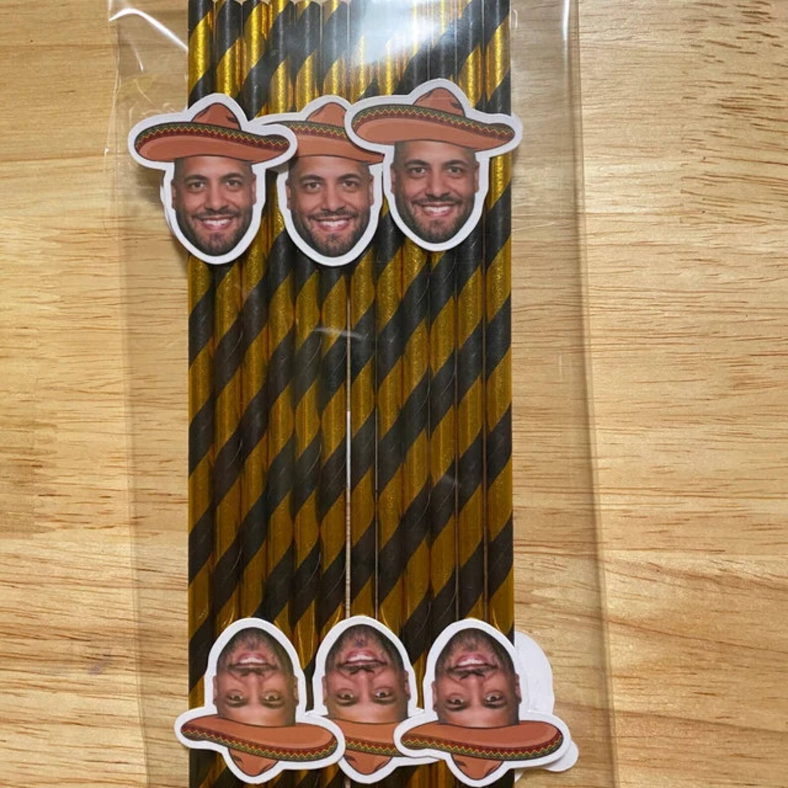 Personalized Face Straws, Photo Straw, Funny Straw, Party Straw ...