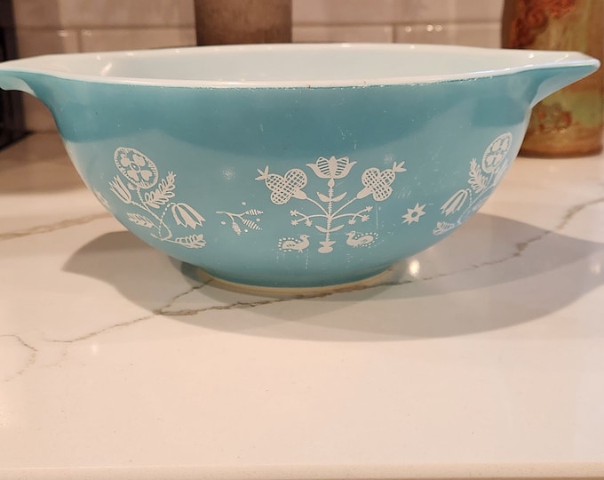Vintage Pyrex Needlepoint 443 Cinderella Bowl - Etsy