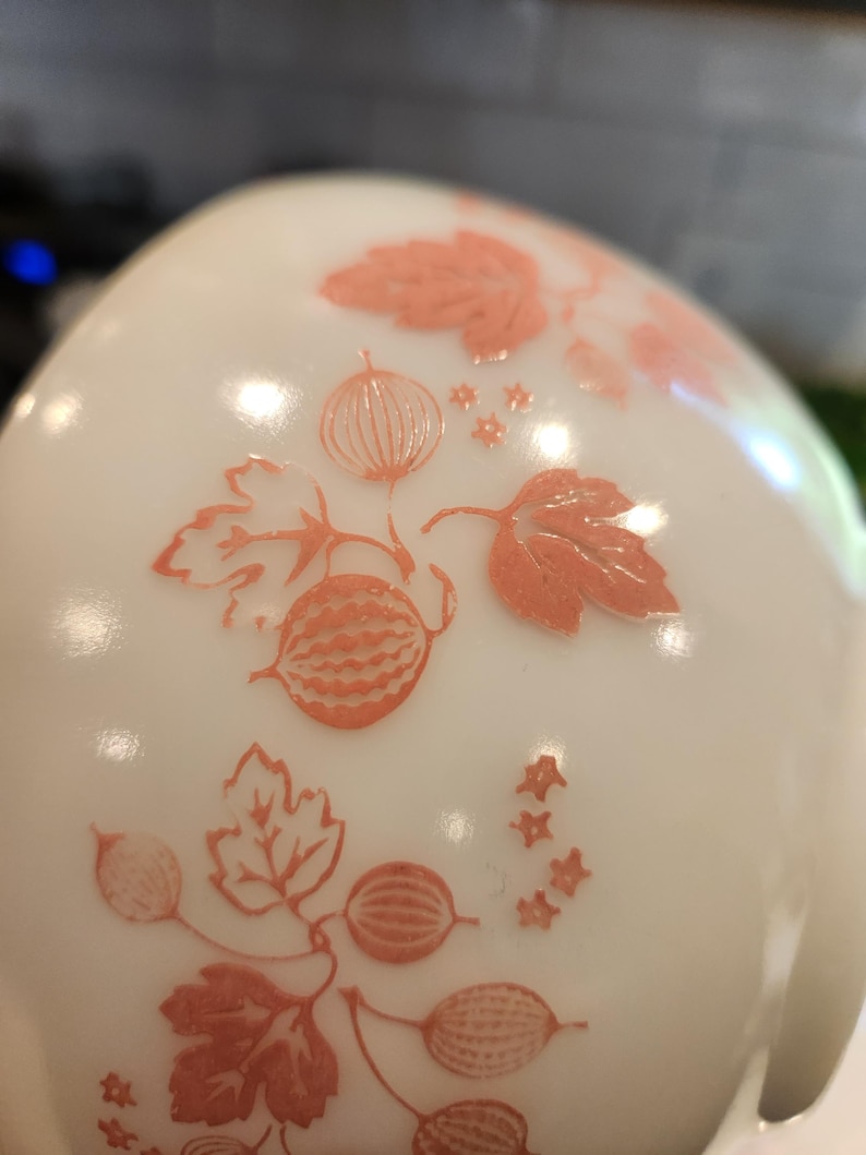 Vintage Pyrex Pink Gooseberry Cinderella Bowl Set - Etsy