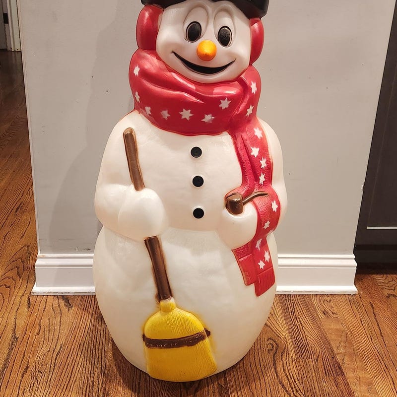 Blow Mold Snowman - Etsy