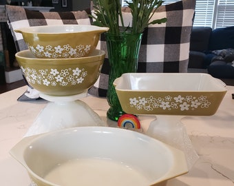 Spring Blossom Pyrex | Etsy