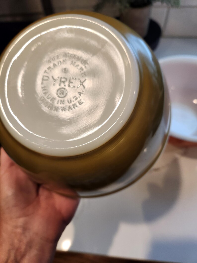 Vintage Pyrex Americana Earthtones Mixing Bowls - Etsy