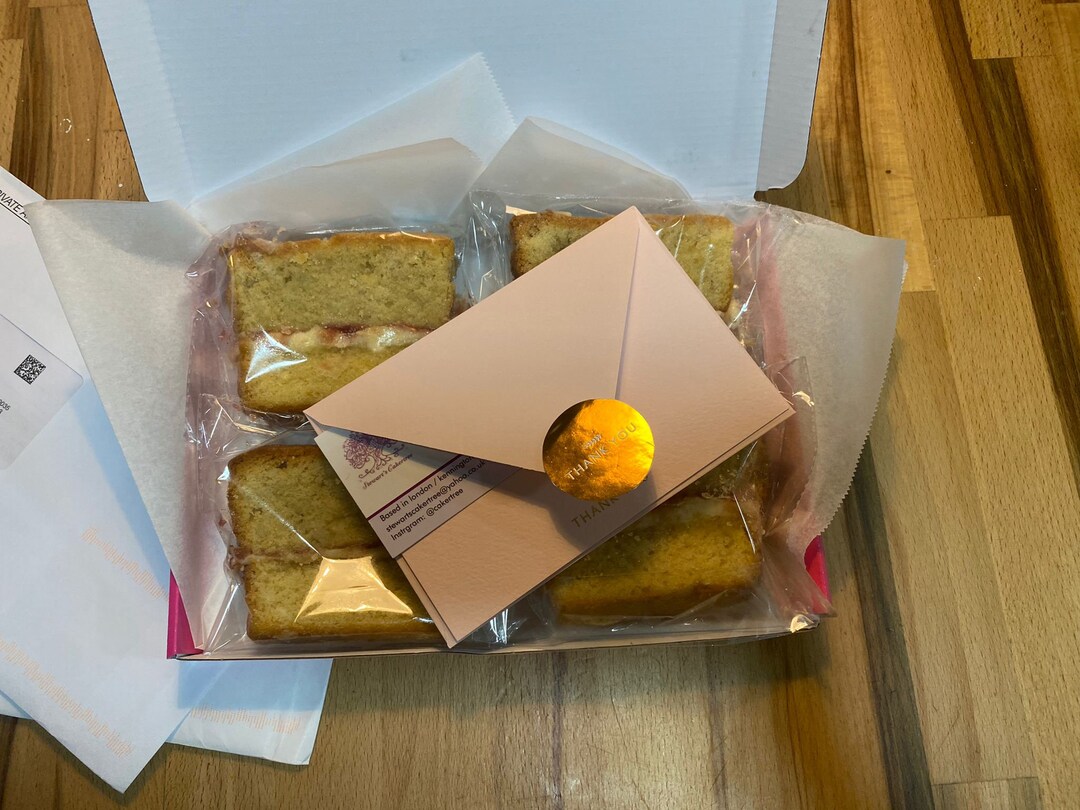 Letterbox Cake Slice - Etsy UK