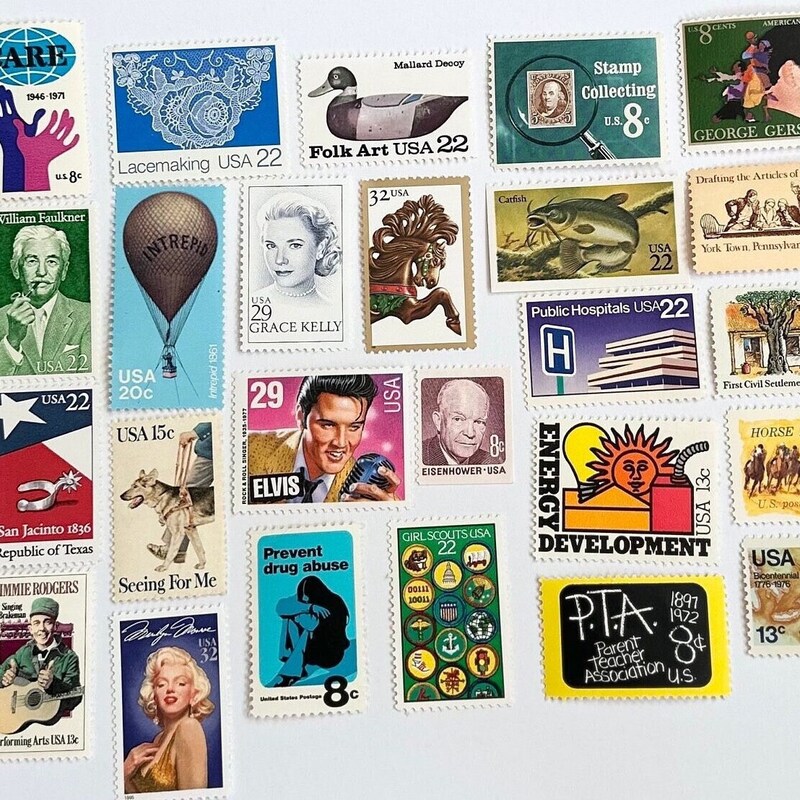 Postal Rubber Stamp - Etsy