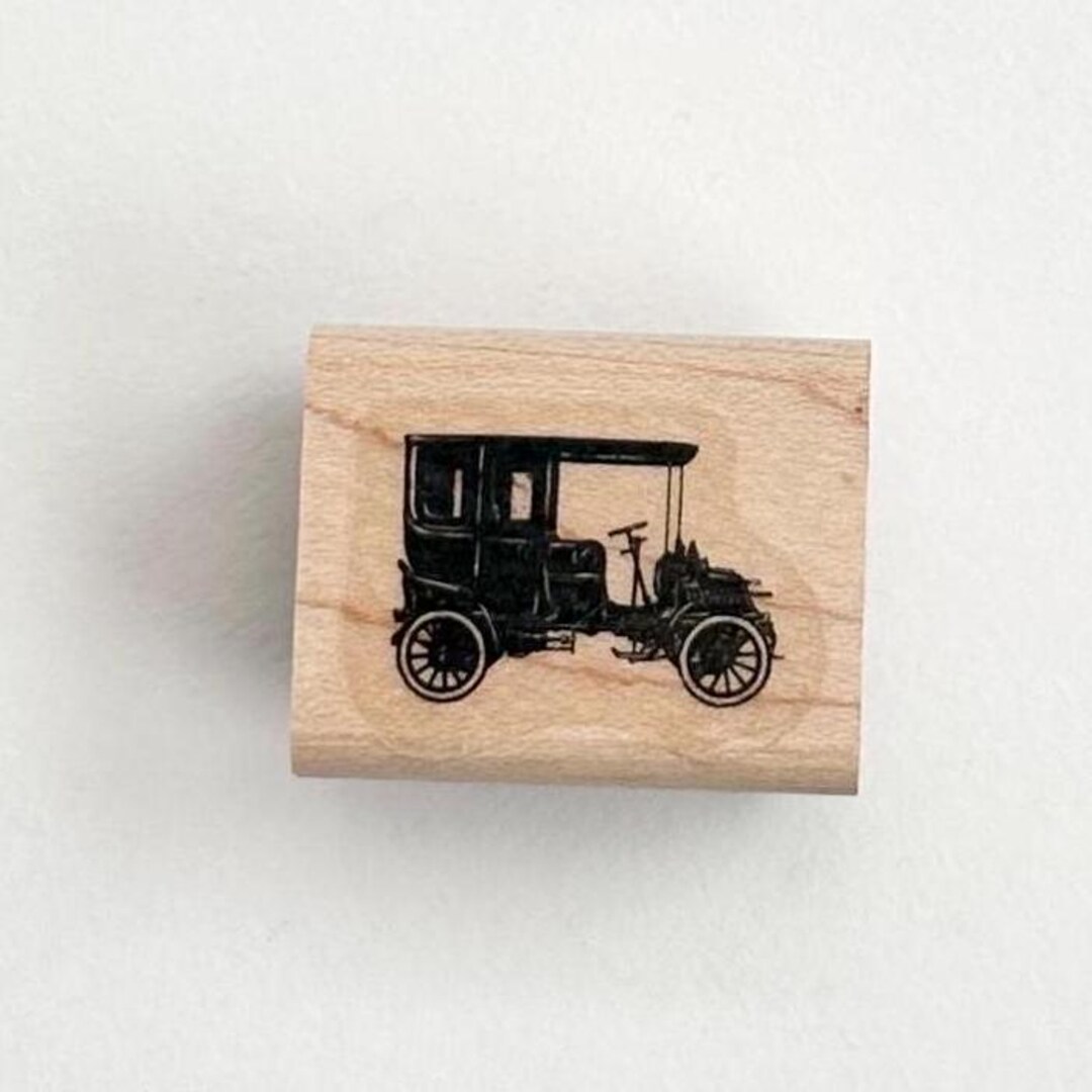 Old Car Rubber Stamp Wood Block Approximately 1 X 1.25 - Etsy