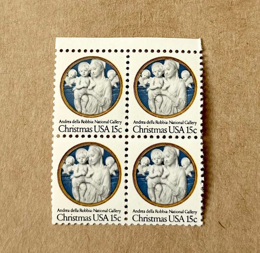 15c Christmas 1978 US Postage Stamps | 15 Cent Stamps Set of 4 - Etsy
