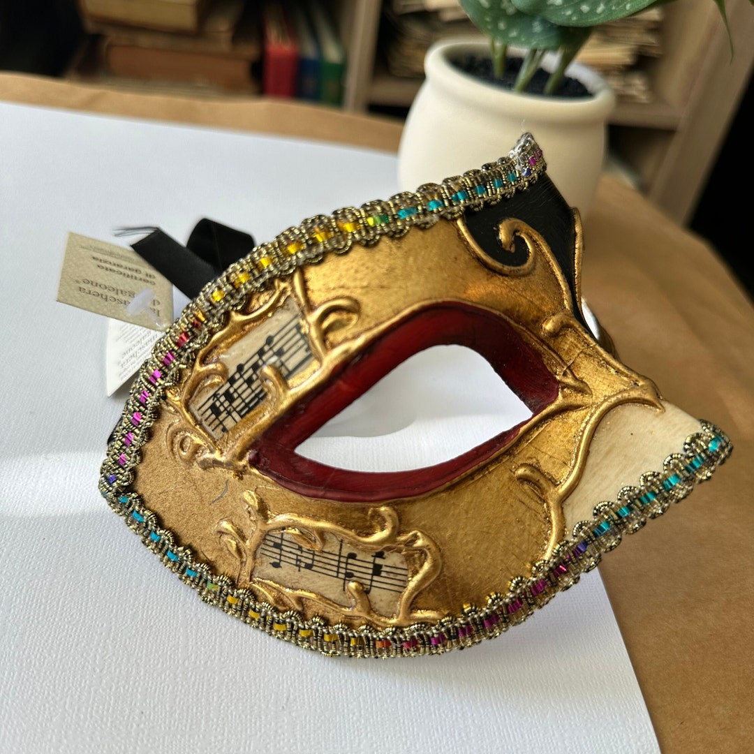 Venezia Hand Painted Italian Masquerade Ball Mask La Maschera Del ...