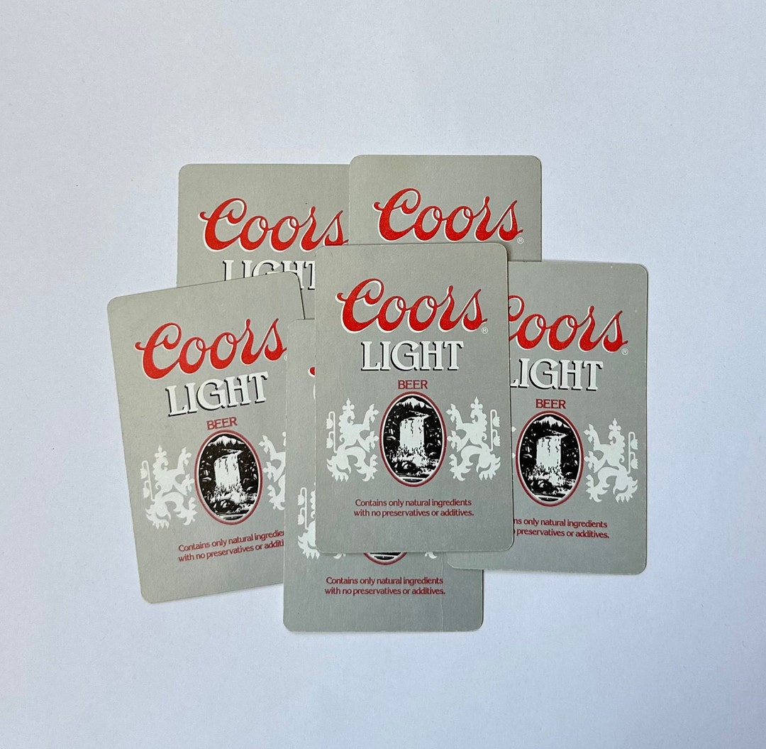 Coors Light Beer Playing Cards - Etsy