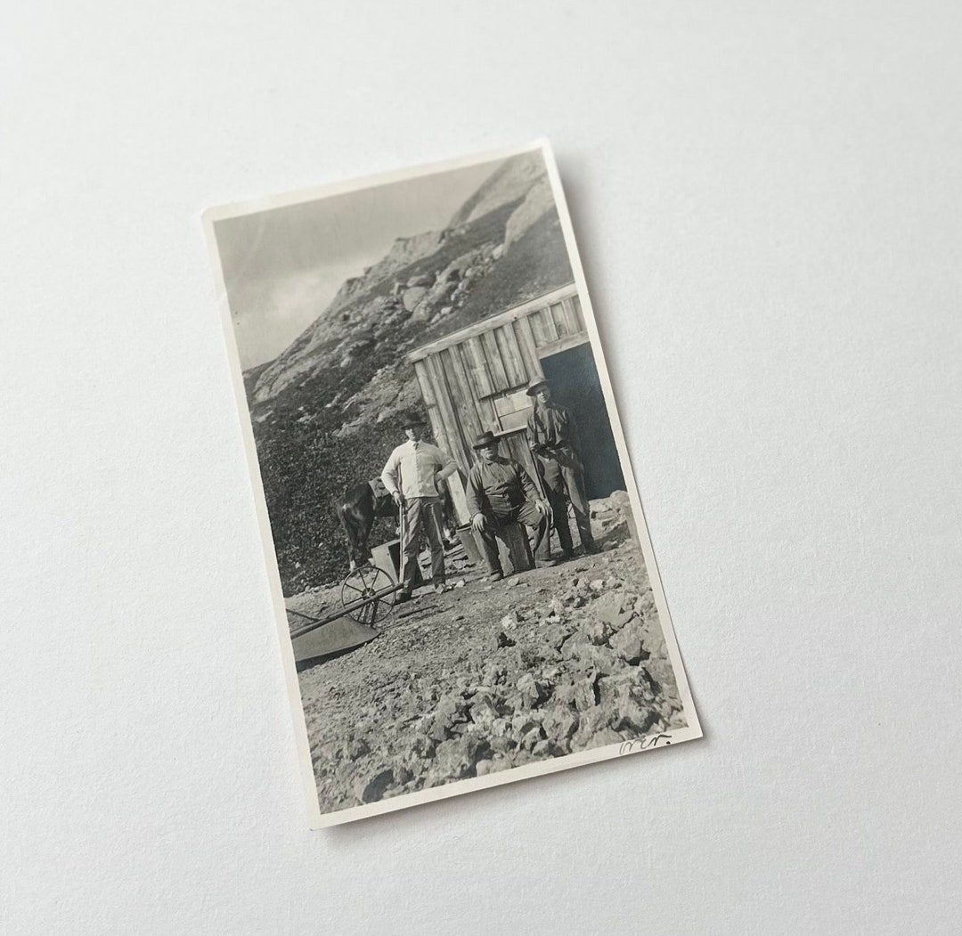 Vintage Original Photograph Circa 1915 Black & White Photograph 3 Men ...
