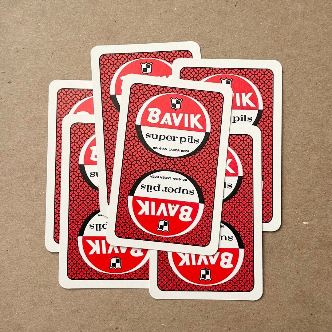 Vintage Bavik Superpils Belgian Lager Beer Playing Cards - Etsy