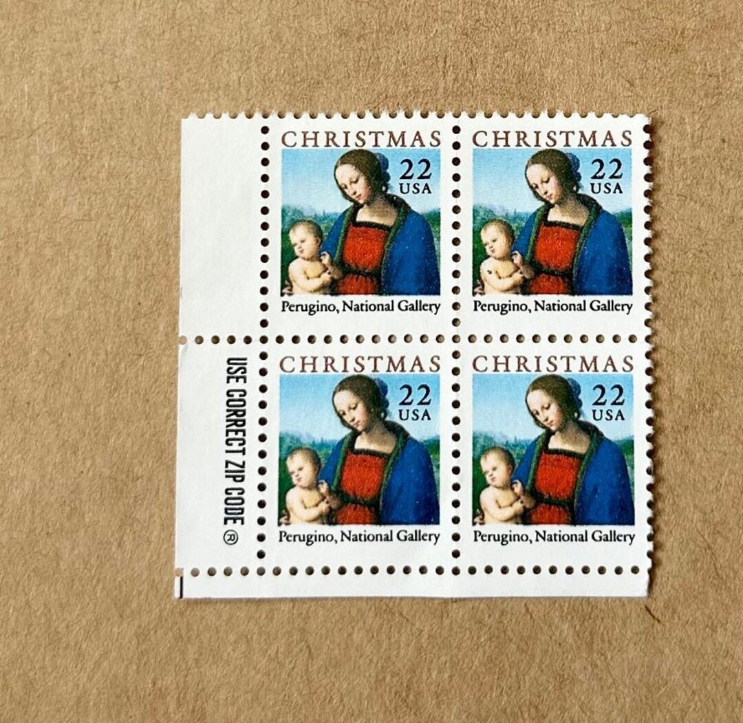 22c Christmas 1986 US Postage Stamps | 22 Cent Stamps Set of 4 | Not ...