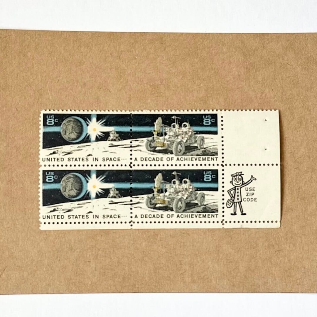 8c A Decade of Achievement 1971 US Postage Stamps | 8 Cent Stamp Set of ...