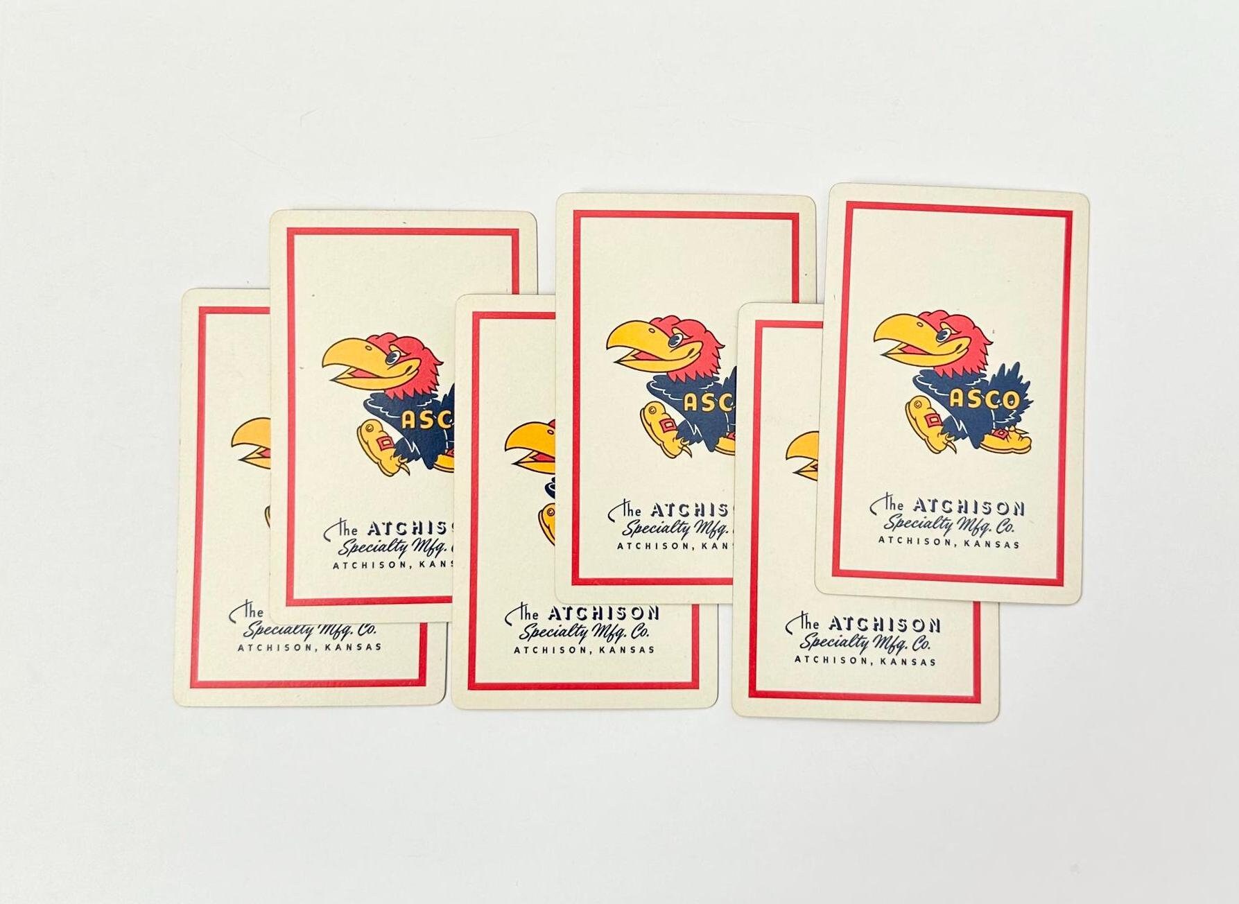 ASCO Vintage Playing Card - Etsy